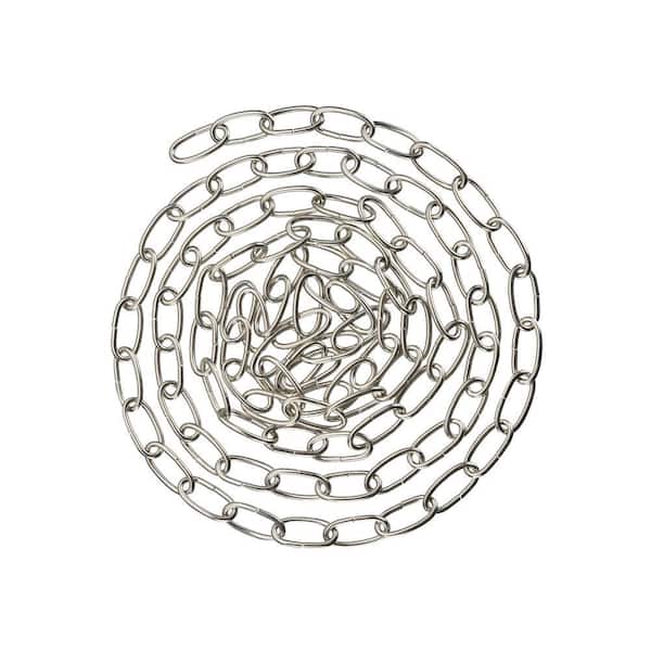 Steel 10 ft. Chain for Hanging Max 40 lbs. -Lighting Fixture/Swag Light ...