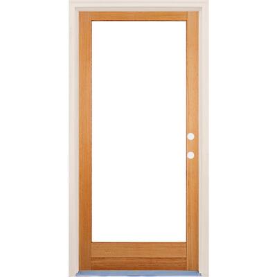1 Lite - Wood Doors With Glass - Wood Doors - The Home Depot
