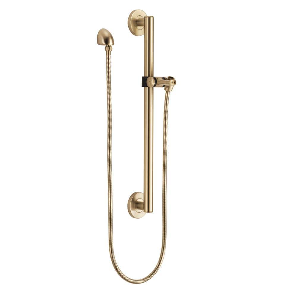 Delta Gold 24 in. Adjustable Slide Bar for Handheld Showerheads in ...