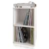 Way Basics zBoard White 2-Shelf Vinyl Record Storage and LP Record ...