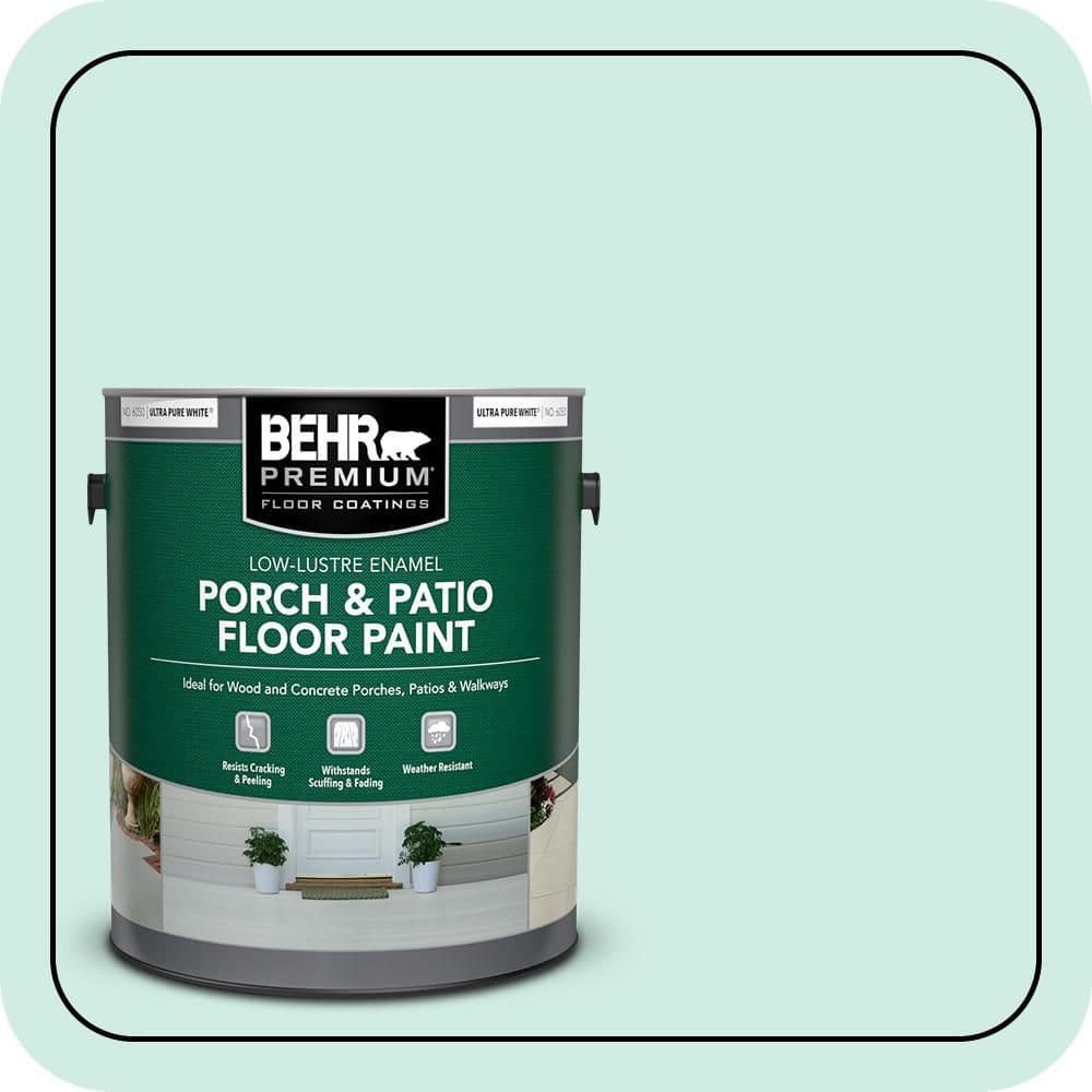 BEHR PREMIUM 1 gal. Home Decorators Collection #HDC-MD-19 Soft Mint Low ...