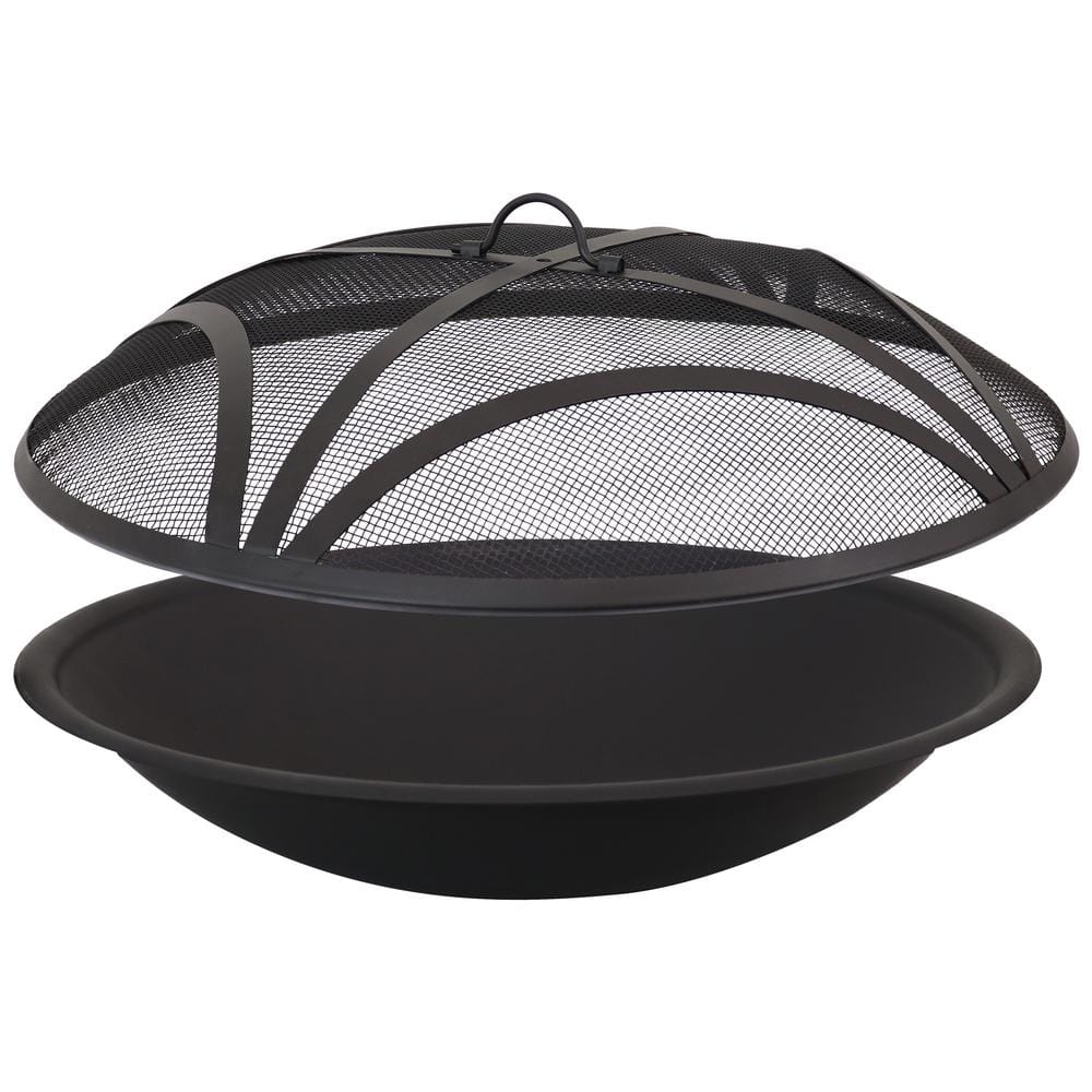 Sunnydaze 23 in. Classic Elegance Replacement Fire Pit Bowl with Spark ...