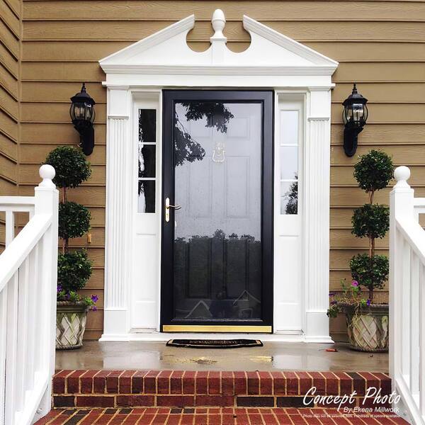 Acorn Pediment Door Trim