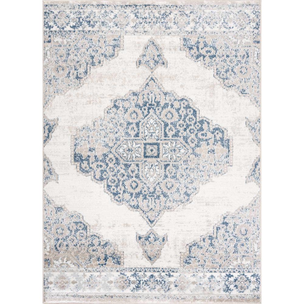 HAUTELOOM Amir Cream Beige 9 ft. x 12 ft. Area Rug SMNCAMIRTA1-08101200 ...