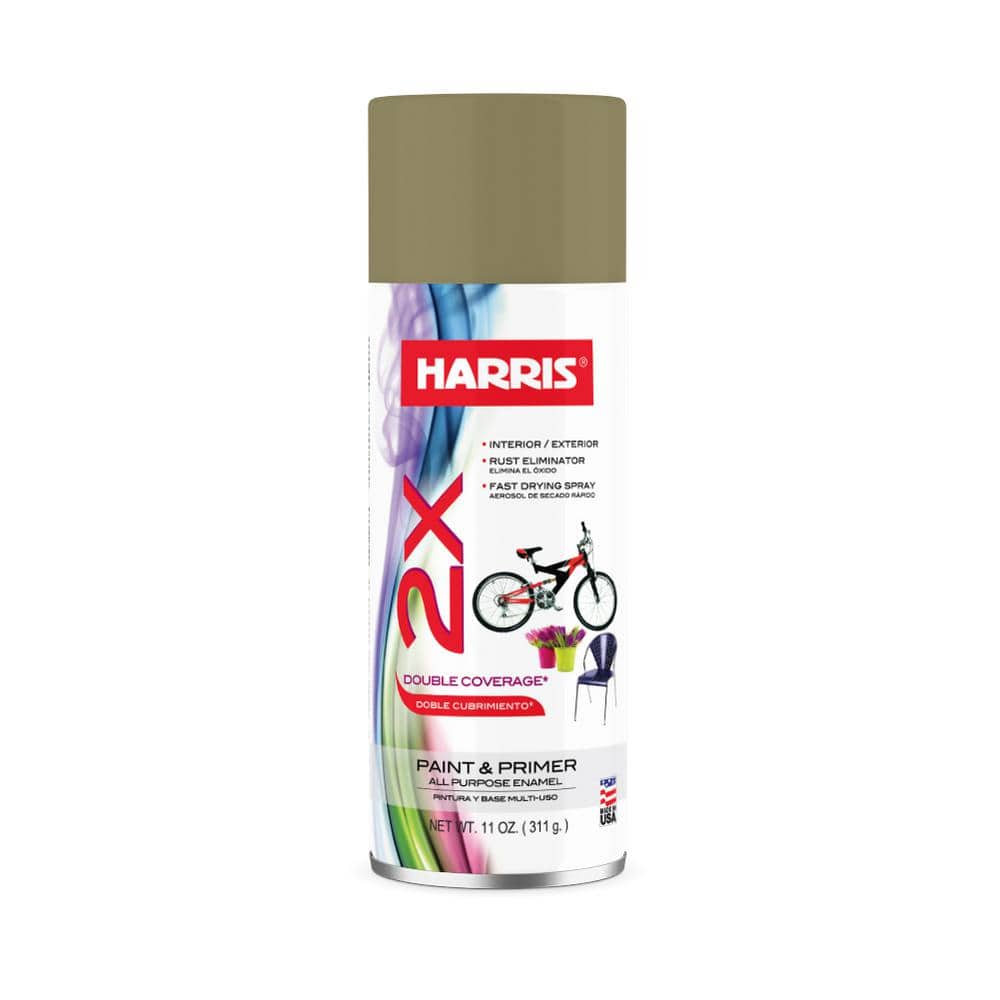 Harris 11 oz. Gloss Enamel Beige Spray Paint 38090 - The Home Depot