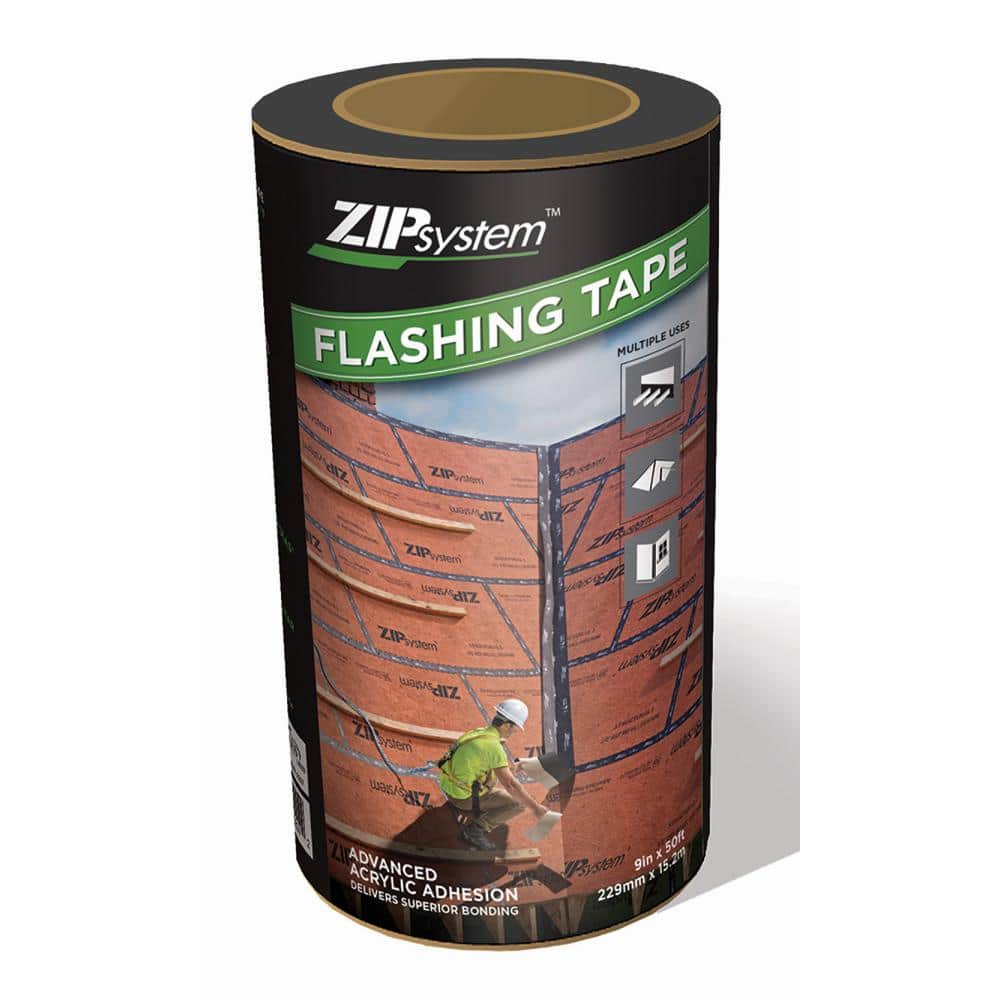 Huber 9 in. x 50 ft. ZIP System Linered Flashing Tape EHD5017127 - The ...