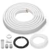 TURBRO 16 ft. Mini Split Line Set, 1/4 in. and 1/2 in. O.D. Copper ...