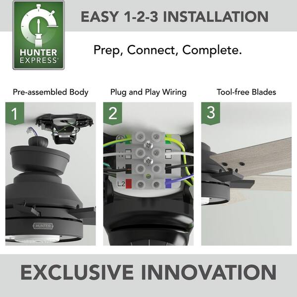 Hunter Ceiling Fan With Light Installation Instructions | Shelly Lighting