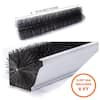 GUTTERBRUSH SIMPLE GUTTER GUARD Oversize 6 in. - 6 ft. Pack Leaf Filter ...