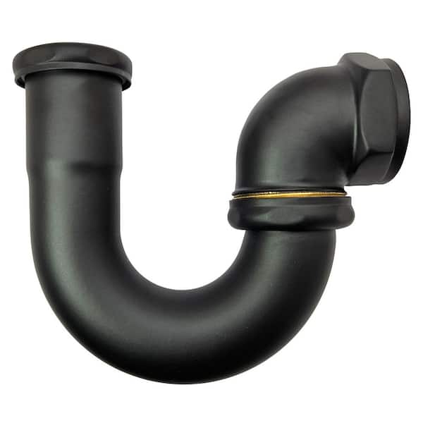 Westbrass 1-1/2 in. Brass LA Code P-Trap, Matte Black D402LA-62 - The ...