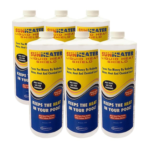 SunHeater 6-Bottles (192 oz.) 0.1 BTU Heat Output Solar Blanket Safe ...