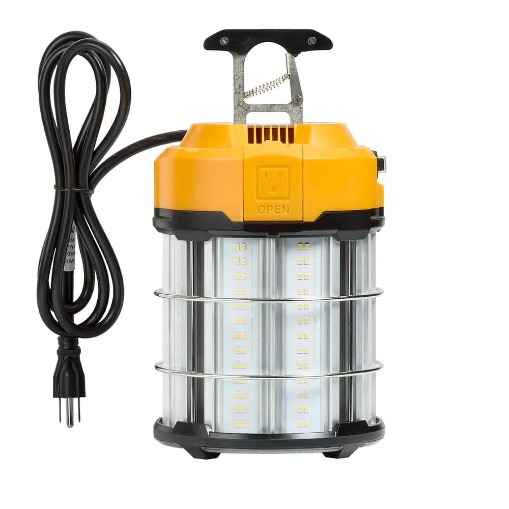 Maxxima High Bay Temporary LED Work Light, Linkable, 100-Watt 12,000 ...