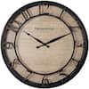 13 in. Farmhouse Series Wall Clock Silent No Ticking Oil Rubbed Bronze ...