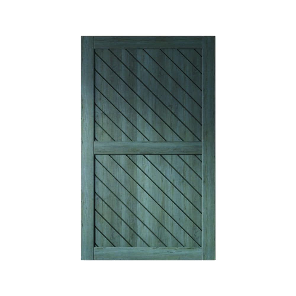 HOMACER XT2 50 in. x 80 in. C-Panel Solid Core Royal Pine Slanted ...