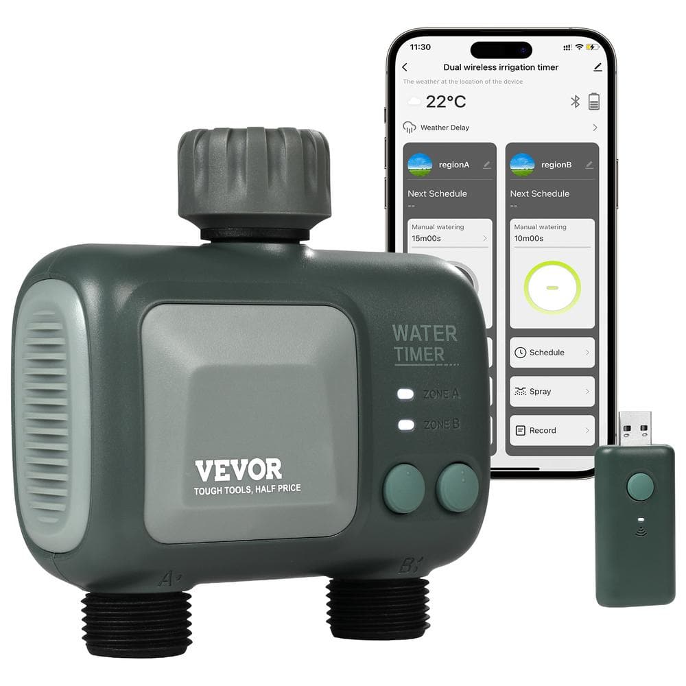 Have a question about VEVOR WiFi Sprinkler Timer 2 Zone Smart ...