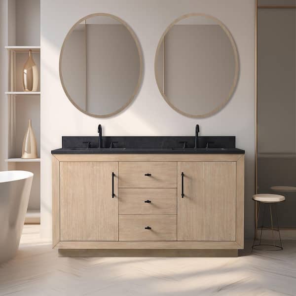 Reviews for Vanity Art Avignon 60 in. Double Sink Freestanding Light ...
