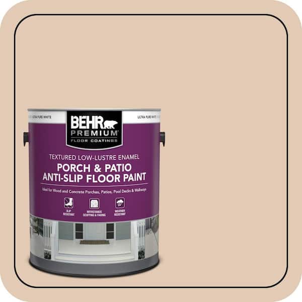BEHR PREMIUM 1 gal. #290E-2 Oat Cake Textured Low-Lustre Enamel ...
