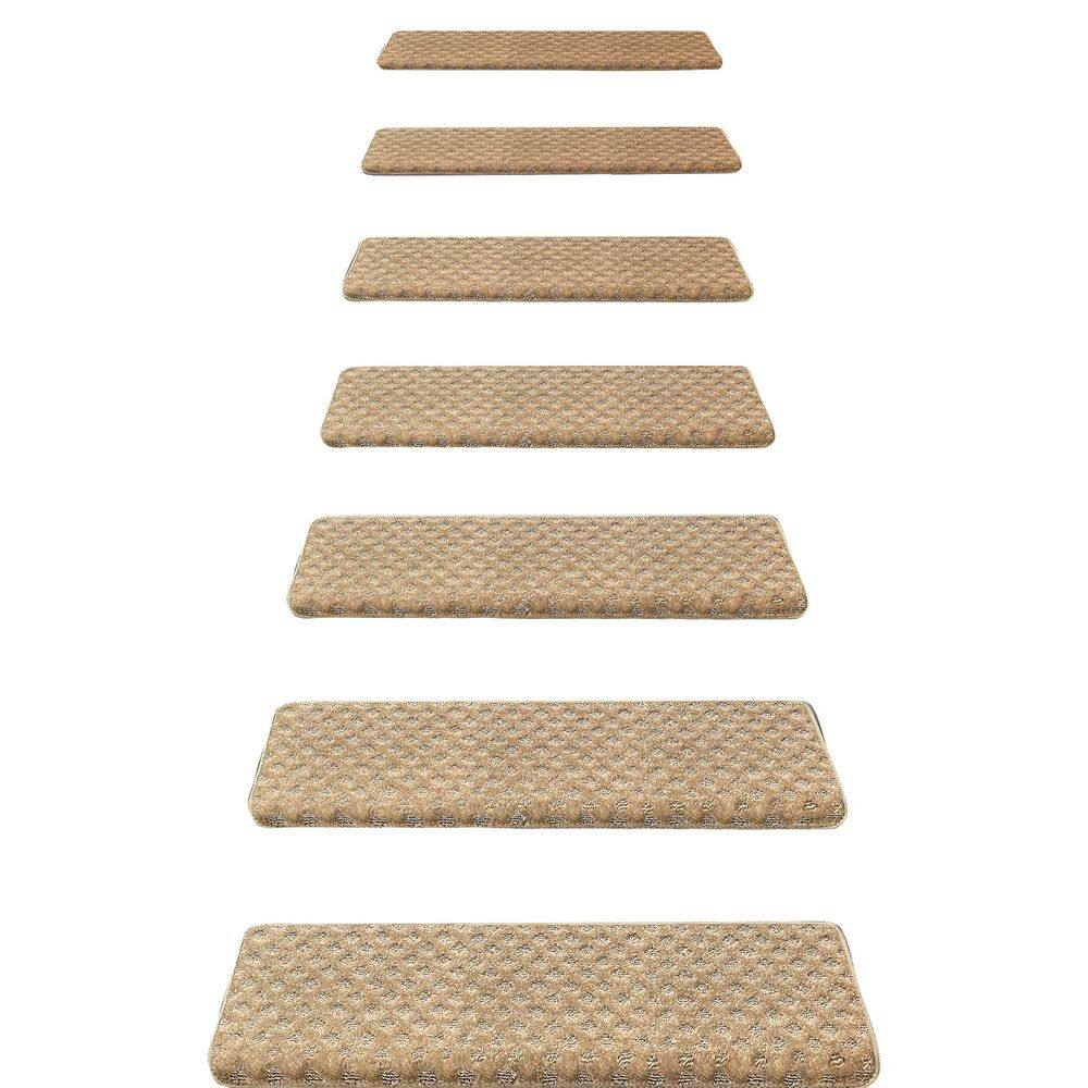 PURE ERA Bullnose Khaki Mini Diamond Trellis 9.5 in. x 30 in. x 1.2 in ...