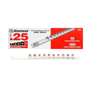 Ramset 0.25 Caliber Red Loads (100-Per Pack) 00676 - The Home Depot