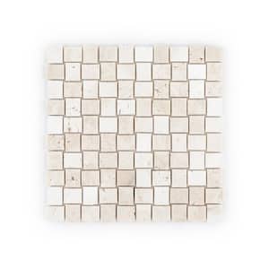 sunwings MCM Subway 12 in. x 24 in. Matte Gray Travertine Natural Clay ...