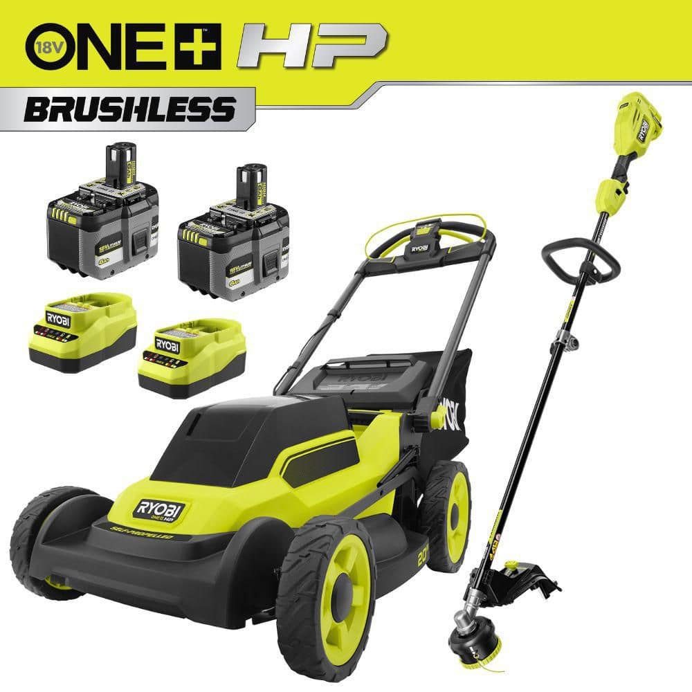 RYOBI ONE+ HP 18V Brushless 20" Cordless Walk Behind Self-Propelled ...