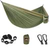 ITOPFOX 9.2 ft. Portable Hammock Bed Hammock in Army Green And khaki ...