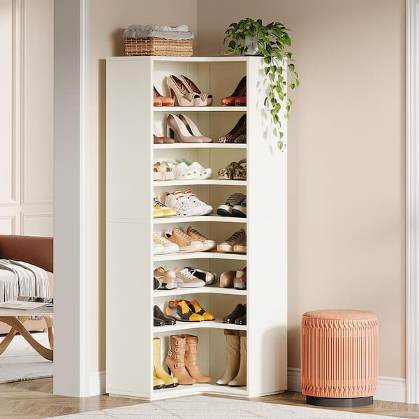 Shoe storage corner unit store