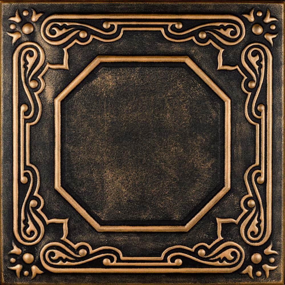 Reviews for A La Maison Ceilings Topkapi Palace Black Gold 1.6 ft. x 1. ...