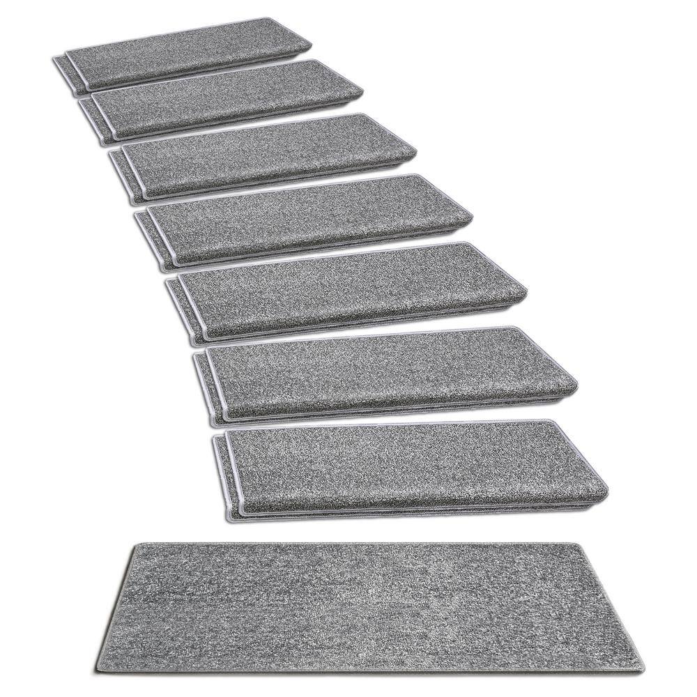 PURE ERA Gray 9.5 in. x 30 in. x 1.2 in. Bullnose Polypropylene Non ...