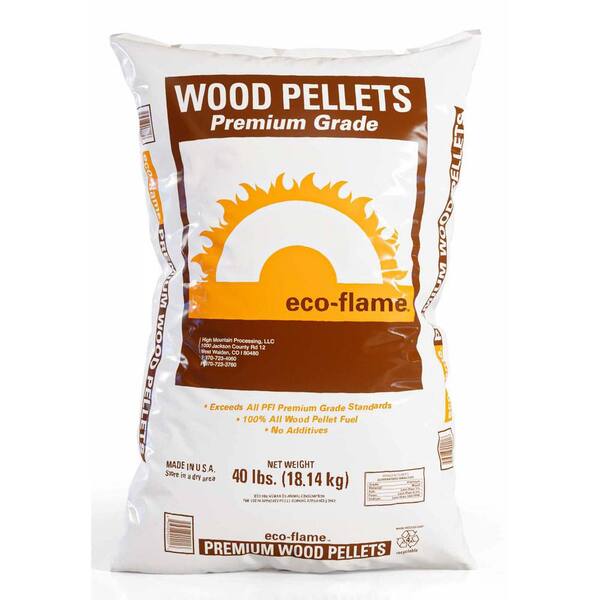 Premium Wood Pellets Fuel Pallet (50-Count) 0003 - The Home Depot