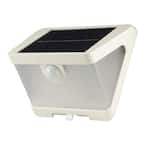 HALO SWL 70-Watt, White, Motion Activated, Outdoor Integrated LED Solar ...