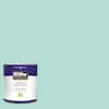 BEHR PREMIUM PLUS 1 qt. #490C-3 Balmy Seas Ceiling Flat Interior Paint ...