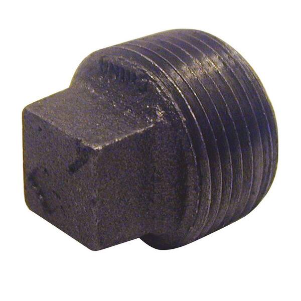 Southland 1-1/2 in. Black Malleable Iron Plug 521-807HN - The Home Depot