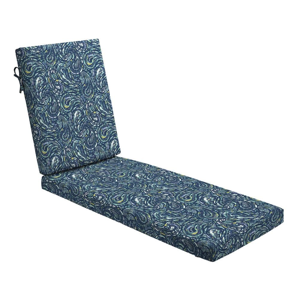 ARDEN Foam Outdoor Chaise Lounge Cushion 21 x 72 Made with ProFoam Rain ...