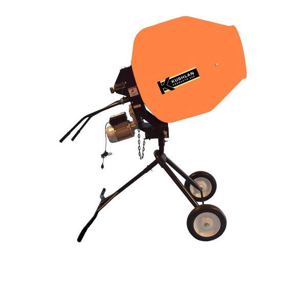 Kushlan 10 cu. ft. 1 HP 120-Volt Motor Direct Drive Cement Mixer with Moveable Pedestal-DISCONTINUED