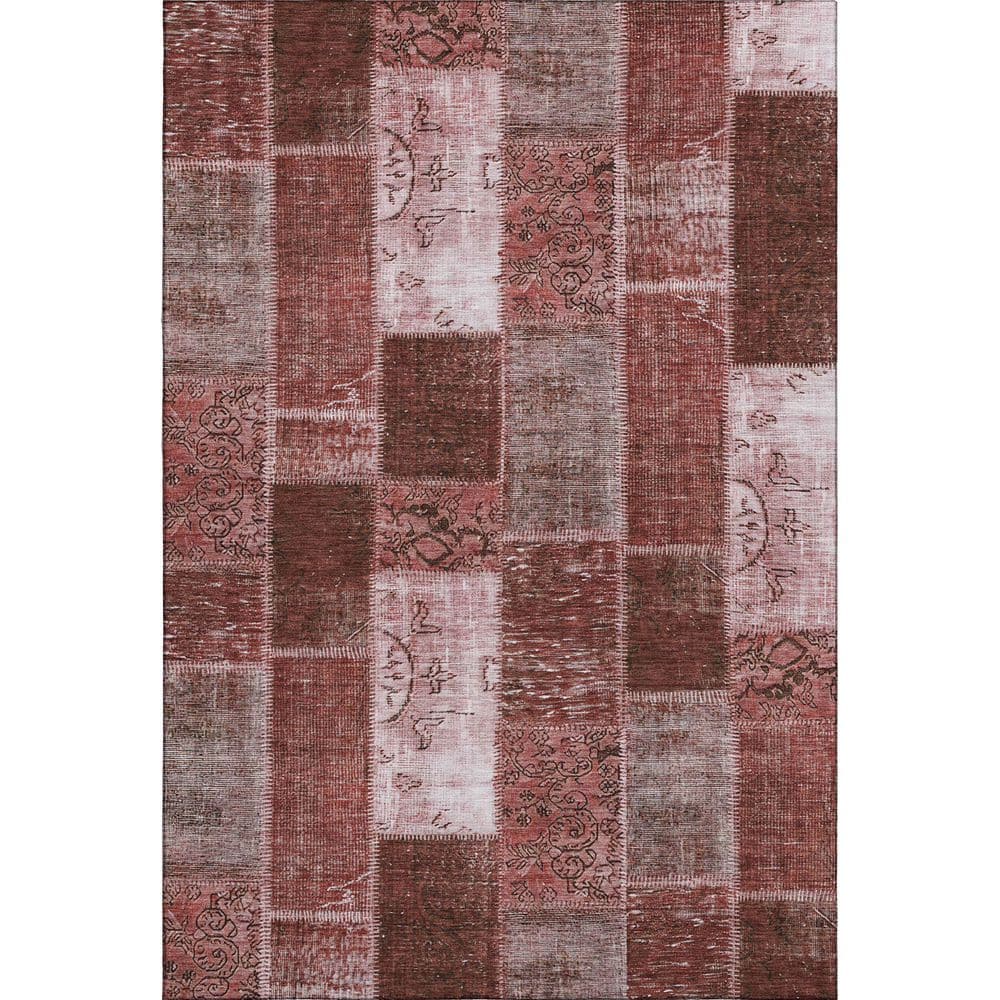 Addison Rugs Mayfield Premium Machine Washable Indoor/Outdoor Geometric ...