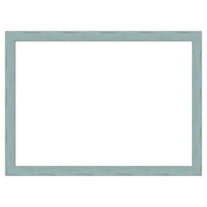 Amanti Art Sky Blue Rustic 14 in. x 20 in. Wood Framed Dry Erase ...