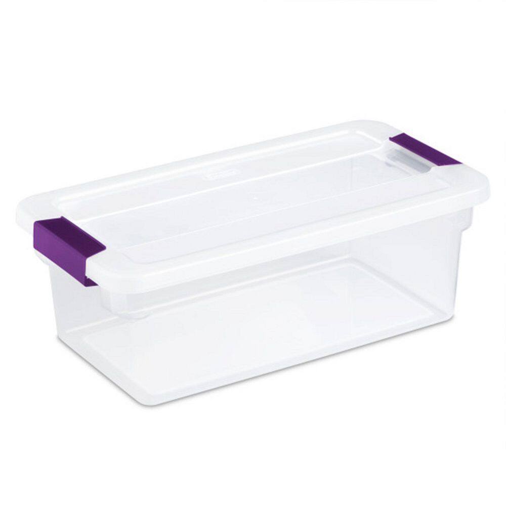 Reviews for Sterilite 17511712 6 qt. Clear View Latch Box Storage Tote ...