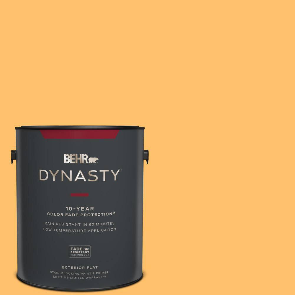 BEHR DYNASTY 1 gal. #P250-5 Solar Storm Flat Exterior Stain-Blocking ...