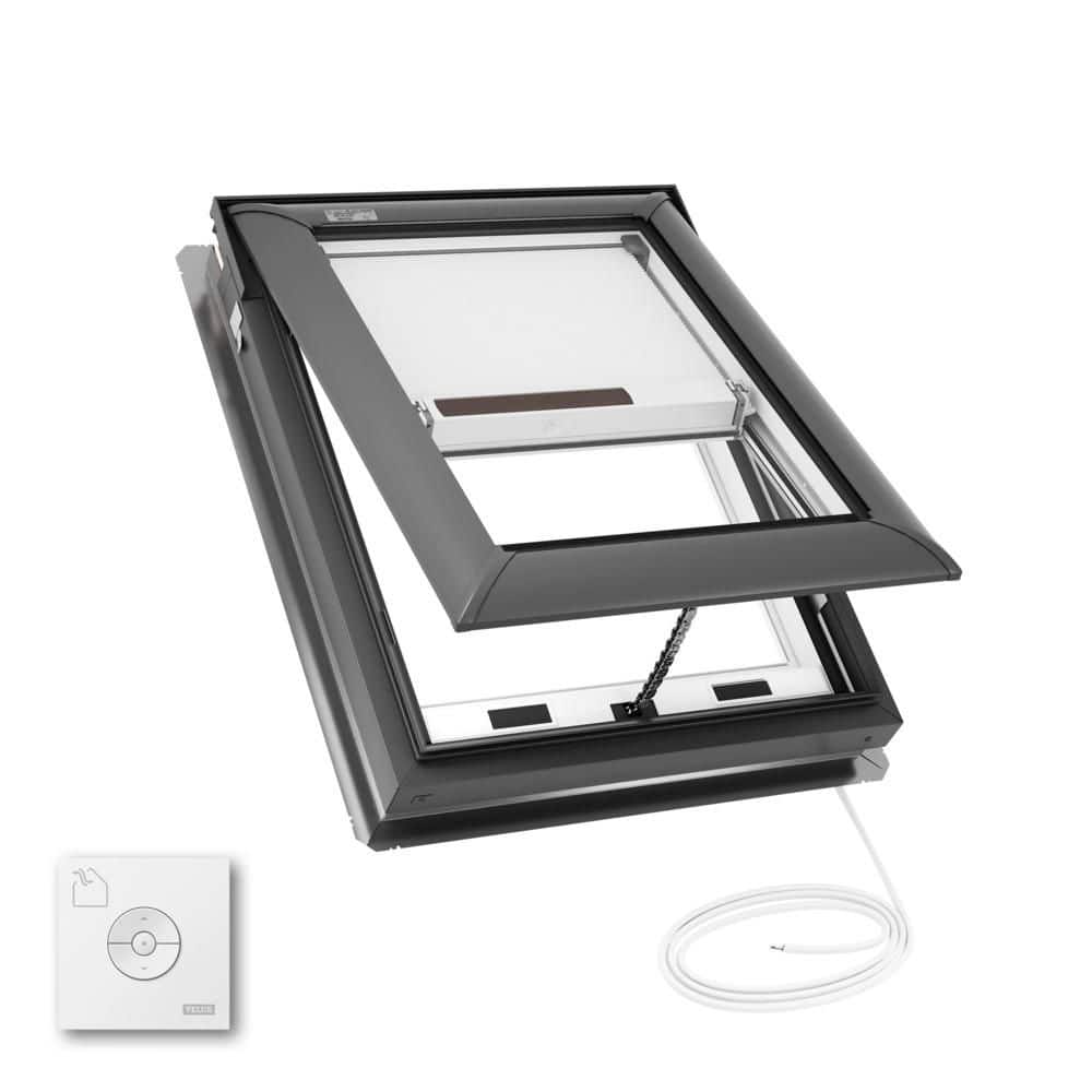 Reviews for VELUX 21 in. x 26-7/8 in. Electric Venting Deck Mount Skylight with Laminated LowE3 ...