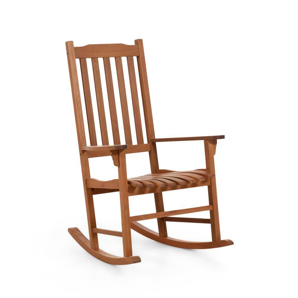 GREEMOTION Moose Eucalyptus Wood Outdoor Rocking Chair GHN-3231 - The ...