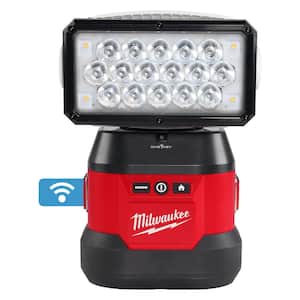 Milwaukee M18 18V Lithium-Ion Cordless Rocket Dual Power Tower Lights ...