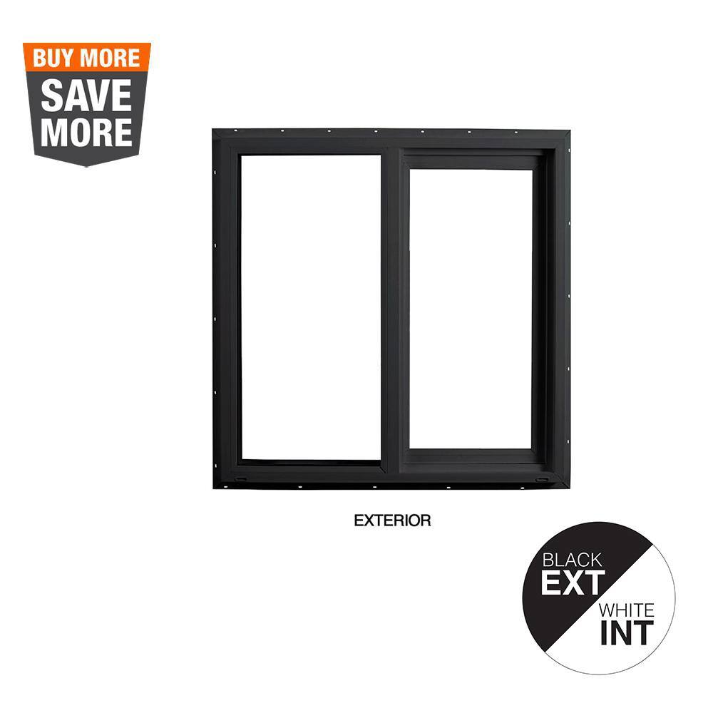 Ply Gem 23.5 in. x 23.5 in. Select Series Horizontal Sliding Left Hand ...