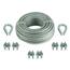 Everbilt 1/8 in. x 250 ft. Galvanized Vinyl Coated Steel Wire Rope 806390