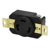 AC WORKS 30-Amp 125-Volt NEMA L5-30R Flush Mounting Locking Industrial ...
