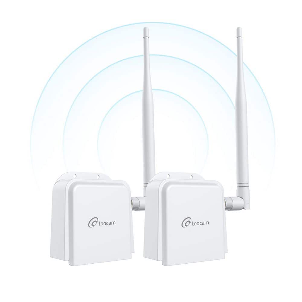 LOOCAM Wireless Bridge Point to Point, 900MHz Outdoor WiFi Bridge with ...