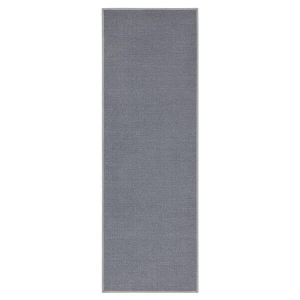 Ottomanson Ottohome Collection Non-Slip Rubberback Modern Solid Design ...