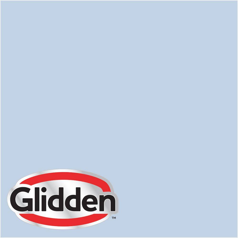 Glidden Premium 1 gal. #HDGV19U Quiet Blue Satin Interior Paint with ...