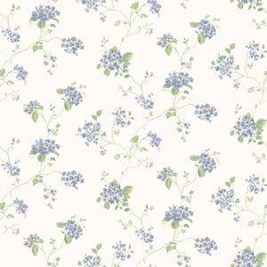 Miniatures 2-Blue Mini Floral Motif Design Matte Finish Non-Pasted ...