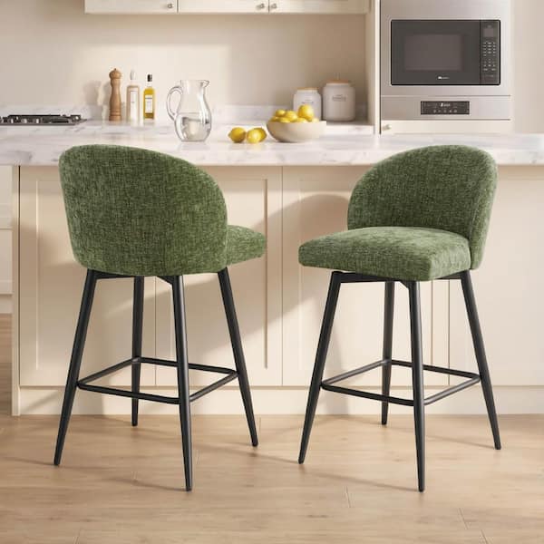 Reviews for Spruce & Spring Elvin 27.2 in. H Moss Green 360° Swivel ...